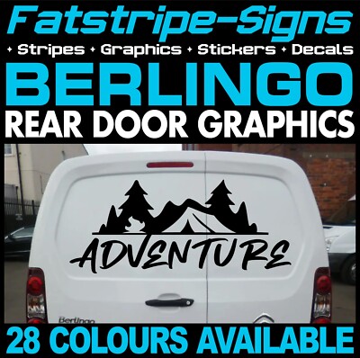 to fit CITROEN BERLINGO ADVENTURE MOUNTAINS CAMPER VAN STICKERS ...
