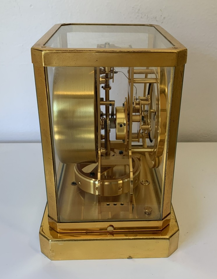 Beautiful! Serviced! 1950 Jaeger LeCoultre Atmos 519 Clock- Working ...
