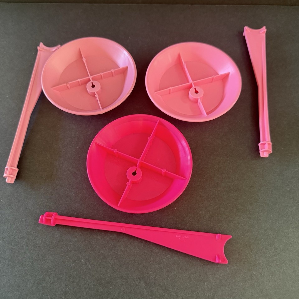 Vintage Barbie PINK Straddle Display Stand LOT of 3 Stands for Doll | eBay