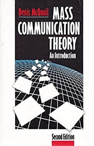Mass Communication Theory : An Introduction Paperback Denis McQua ...