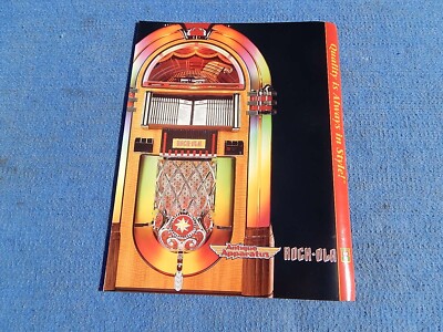 1995 Antique Apparatus / Rock-ola "Quality Is Always In Style" brochure ...