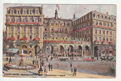 ALLEMAGNE - GERMANY - Old Postcard - FRANKFURT Grand Hotel Frankfurter ...
