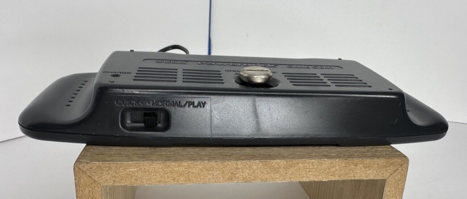 Sega Game Gear Blue Handheld System w/ 3 Sonic Games & PowerBack ...