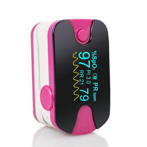 OLED Finger Tip Pulse Oximeter Blood Oxygen meter SpO2 PR PI Monitor ...