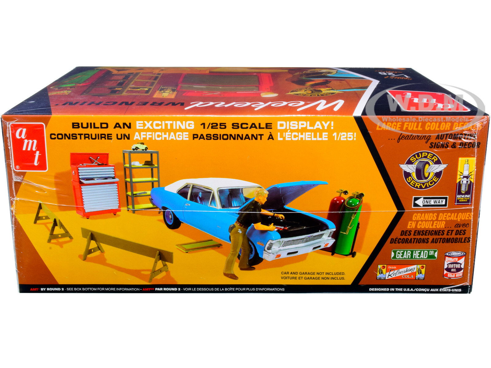 AMT Pp15 Weekend Wrenchin' Garage Tools and Accessories Set 1 Model Kit ...