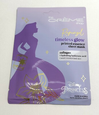 The Crème Shop Disney Princess Rapunzel Timeless Glow Face Mask 3 pk | eBay