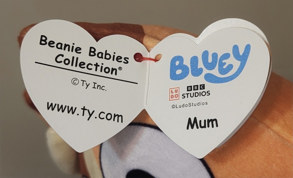TY Beanie Baby - Chilli Heeler (Bluey's Mum Mother) Dog 7" Plush ...