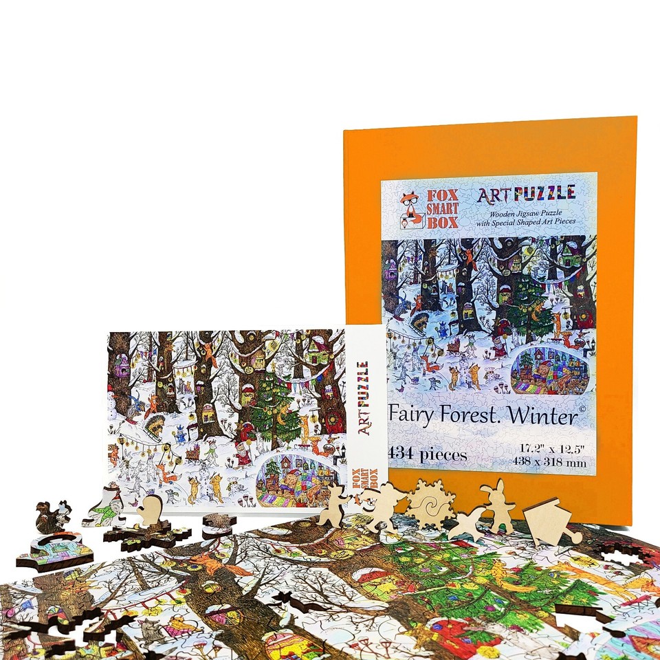 Wooden Jigsaw Puzzle for Adults by FoxSmartBox -434 pieces- Fairy ...