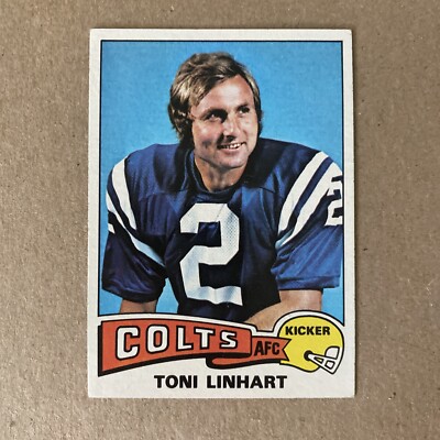 1975 Topps Football Toni Linhart Baltimore Colts Card #439 | eBay