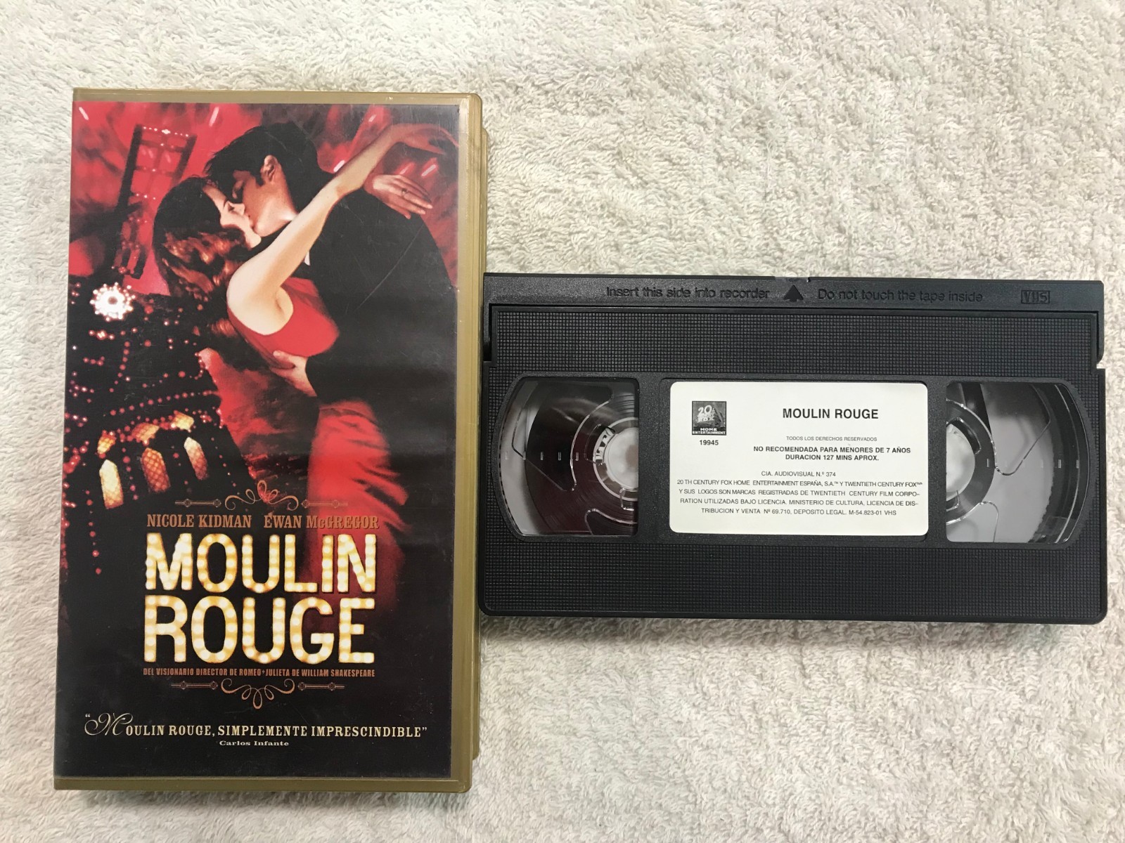 Moulin Rouge VHS Nicole Kidman Ewan McGregor Fox William Shakespeare | eBay