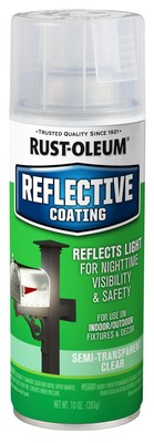 Rust-Oleum 214944 Specialty Reflective Spray Semi Transparent Clear ...