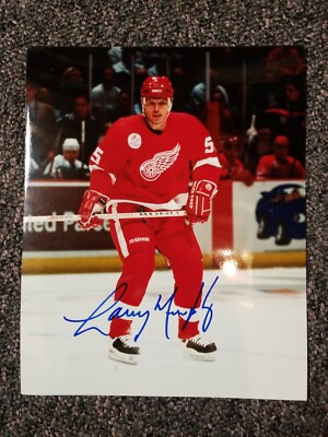 Hall of Famer LARRY MURPHY Signed DETROIT RED WINGS 8X10 PHOTO W/COA | eBay