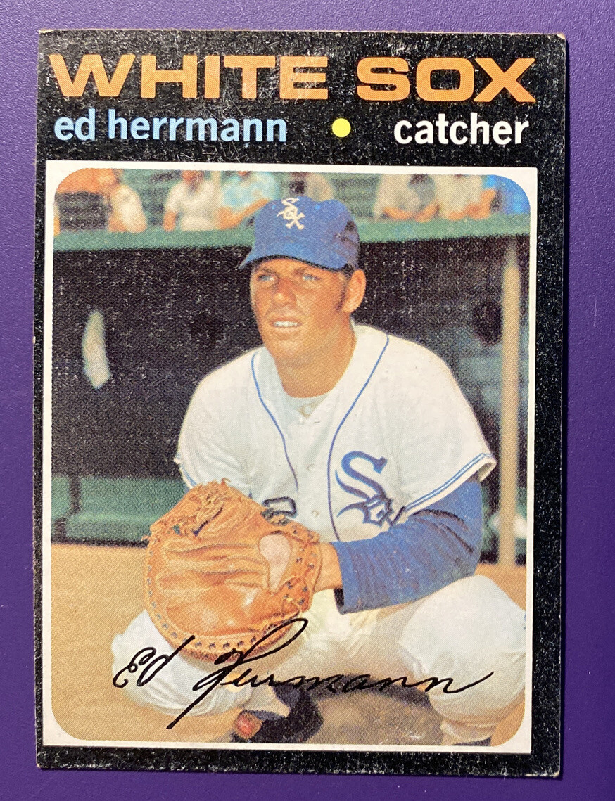 Ed Herrmann - White Sox 1971 #169 Topps Baseball Card - Very Good Plus ...