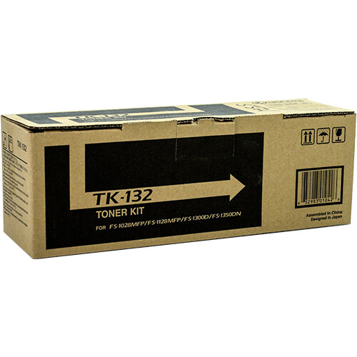 Kyocera FS-1128MFP (TK-132) Black Standard Yield Toner Cartridge (7,200 ...