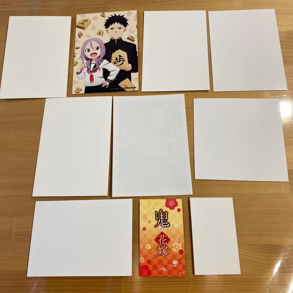 10pc Anime Manga Illustration Cards Bundle - Tokyo Ghoul, Oni no ...