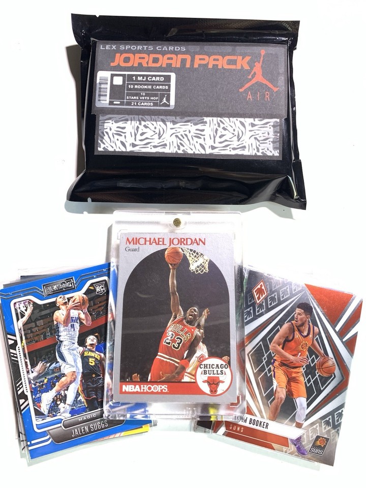 Michael Jordan NBA Mystery Card Pack 21 Cards Guaranteed MJ Card ...