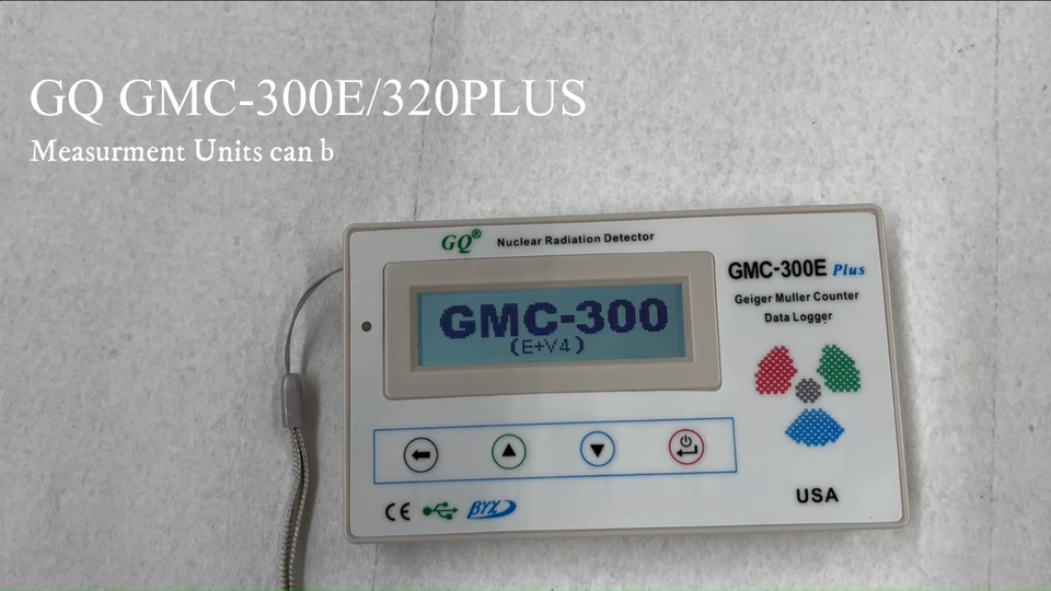 New GQ GMC-300E Geiger Counter Nuclear Radiation Detector Data logger ...