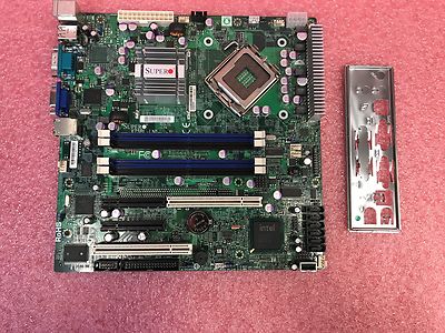 Supermicro X7SBL-LN1 w/ Intel 3200/ICH9R LGA775 Socket, DDR2 micro ATX ...