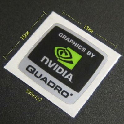 Nvidia Sticker - "GRAPHICS BY NVIDIA QUADRO STICKER 18 x 18mm" - NEW ...