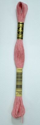 DMC Stranded Cotton Embroidery Floss, Colour 760 Salmon | eBay