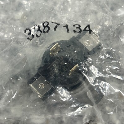 For Whirlpool WP3387134 Dryer Thermostat L-155-25 3387134 3-6910 ...