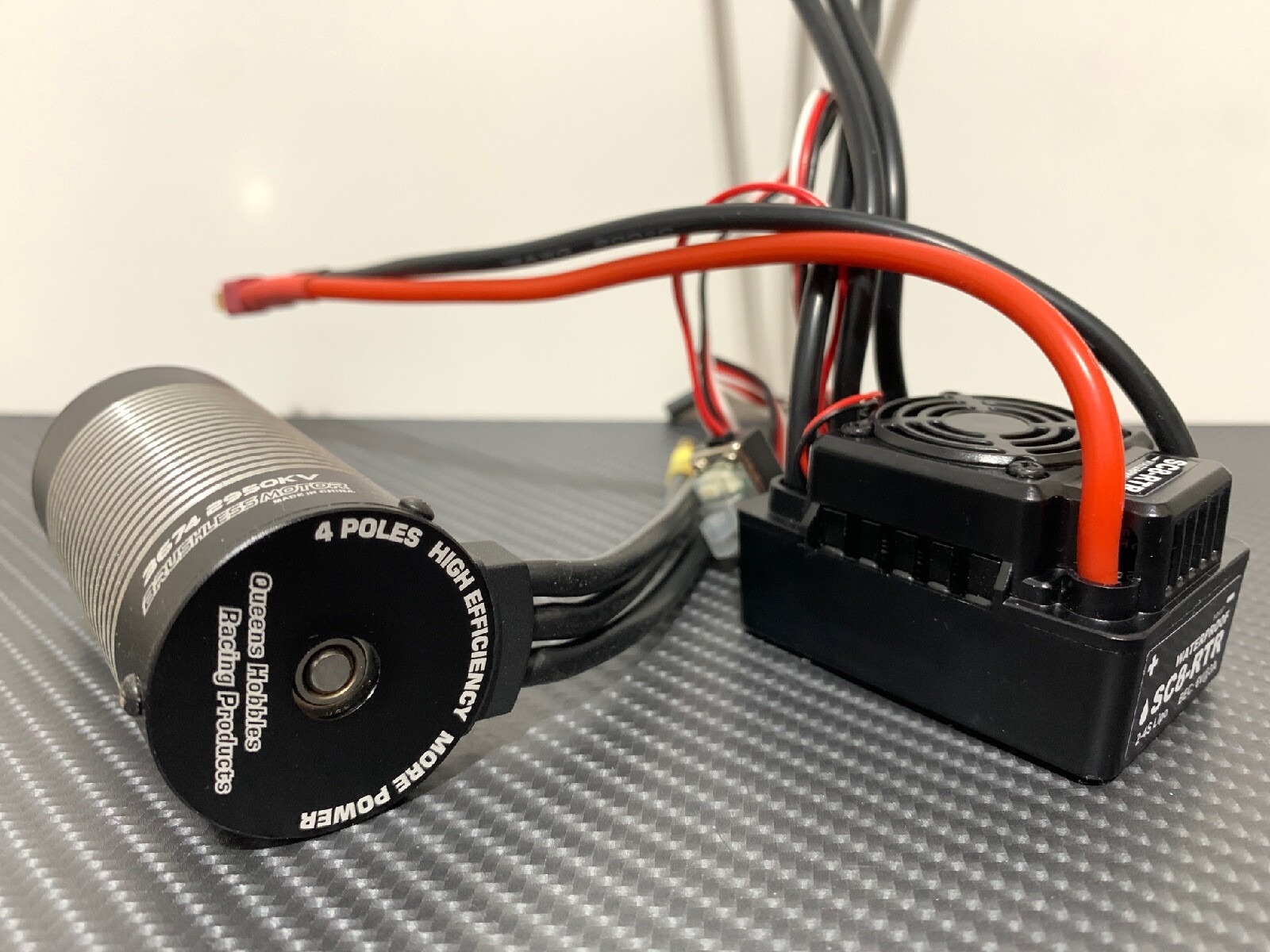 WP SC8 RTR 120A 3674 2950KV RC Brushless ESC Motor Combo System For RC ...