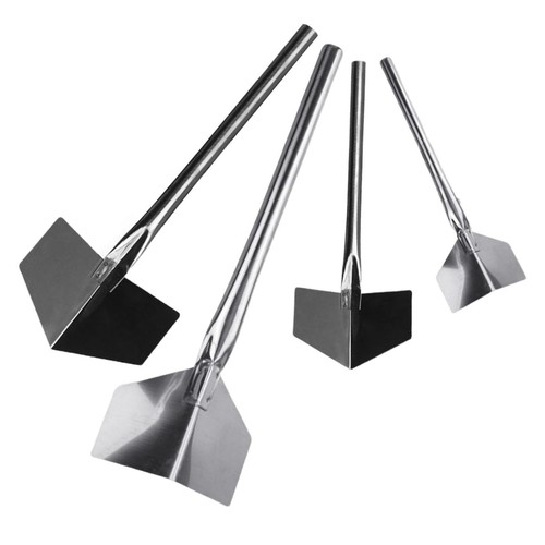 4x Stainless Steel Trowel Plaster Internal External Drywall Corner ...
