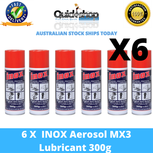 6 X Inox High Grade White Oil MX3 Marine Auot Heavy Duty Lubricant ...