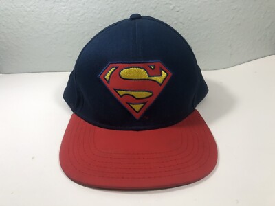 SuperMan Adult Size Adjust SnapBack Red and Blue Hat DC Comics BRIGHT ...
