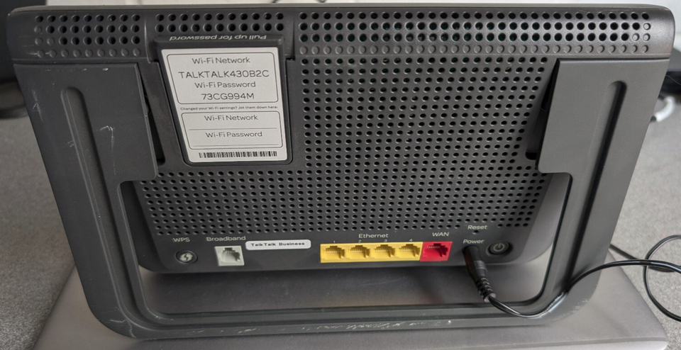 TalkTalk WiFi Hub 2 – Sagemcom FAST 5464 Super Router (TalkTalk ...