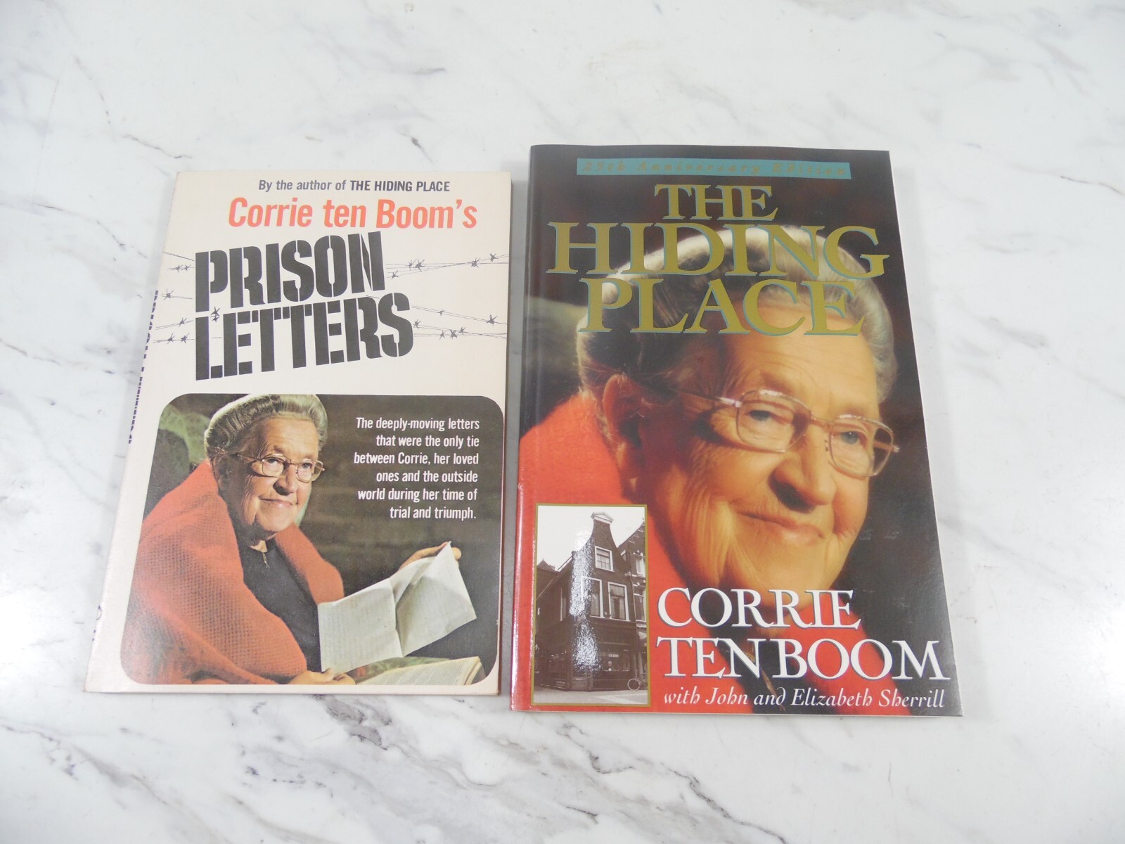 🎆The Hiding Place Paperback Corrie ten boom's prison letters book lot🎆 ...