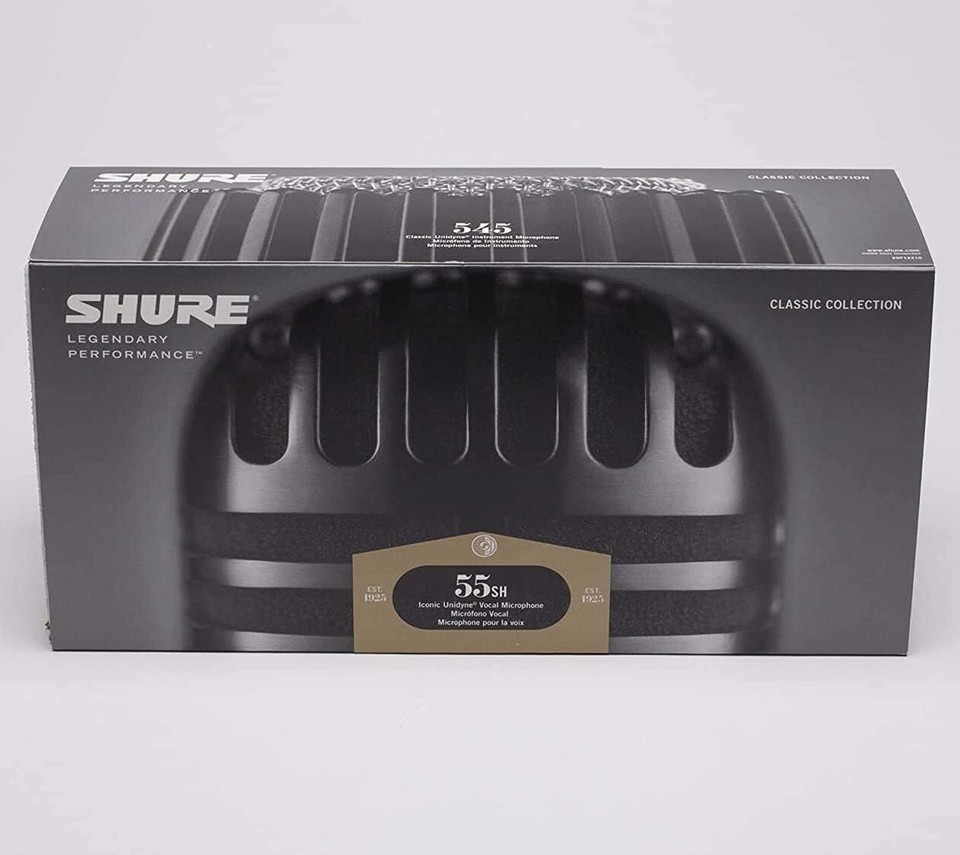 Shure 55SH Series II Iconic Microphone - Vintage Style, Rich Sound ...