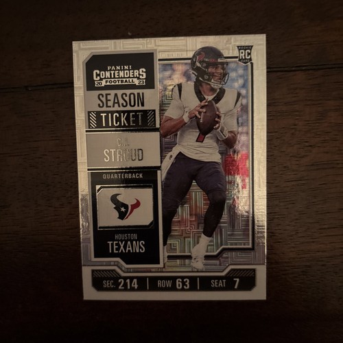 2023 Contenders-CJ Stroud-Season Ticket Mojo Rookie-RC-Texans 🔥👀 | eBay