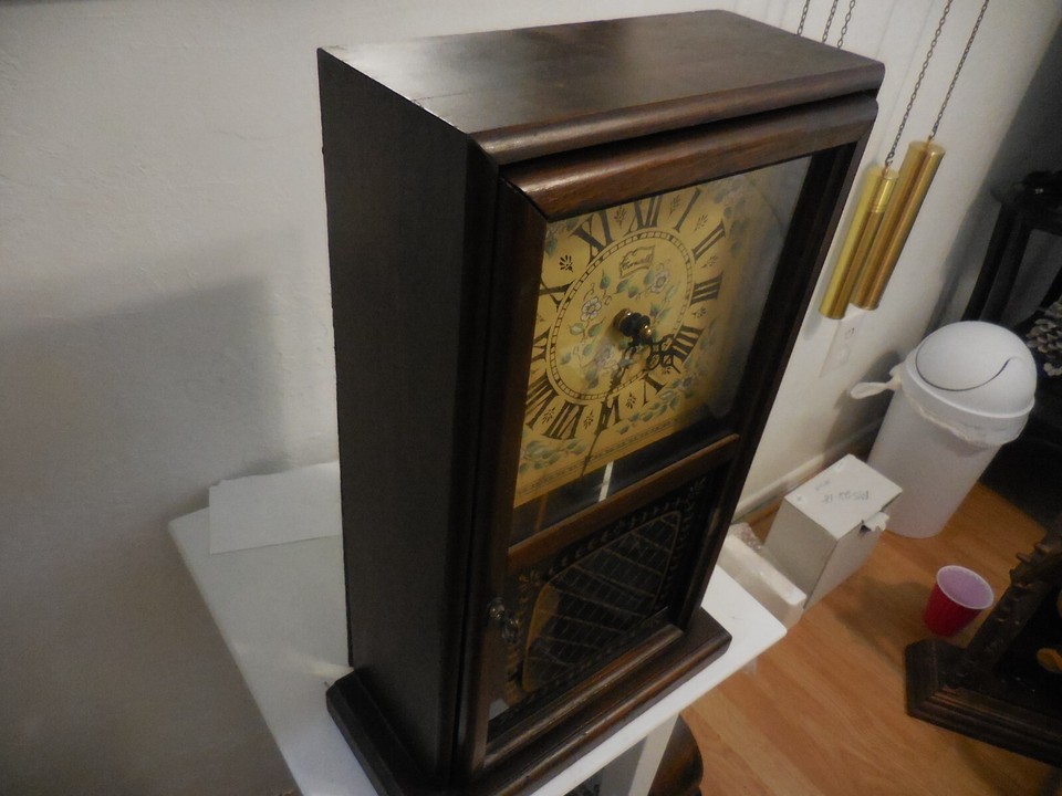 Vintage American Gothic Square Cornwall Classics Pendulum Mantel Shelf ...