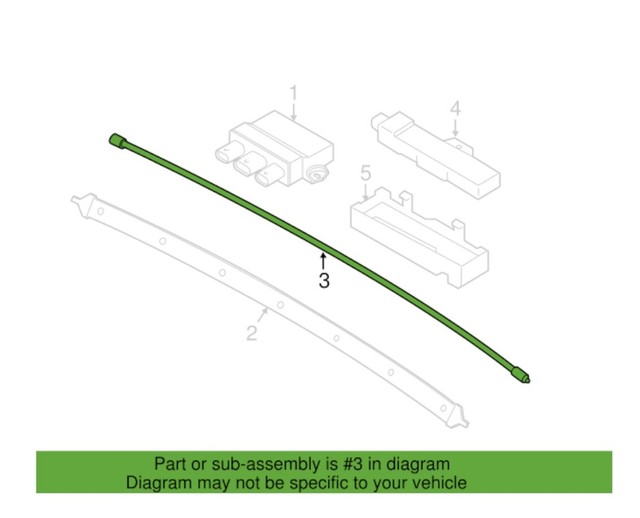 Genuine BMW OEM 61357391043 Sensor Lead Smart Opener Bottom for sale ...