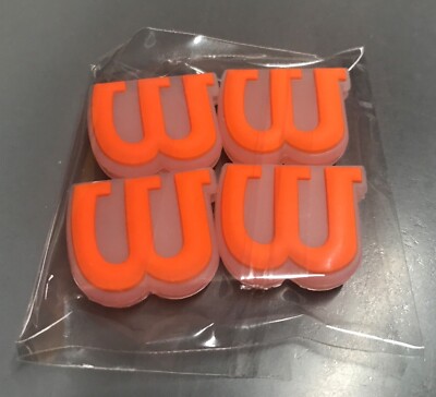 4x Tennis Vibration Absorber Squash Racket Rubber Shock Dampener Wilson ...