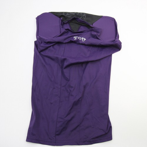 TCU Horned Frogs Unequal Padded Compression Top Men's Purple New | eBay