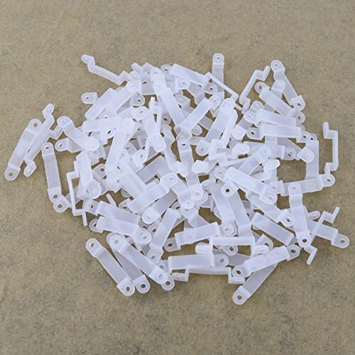 19mm Width Silicone Mounting Brackets Clip For Double Row Led Light ...