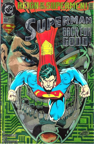 SUPERMAN 1993 DC Comics SUPERMAN BACK FOR GOOD #82 FOIL Cover | eBay UK