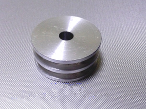 80mm Diameter Double U-Groove Pulley Flat - 12 to 30mm Bore Select Size ...