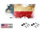 TEXAS STATE Flag Custom License Plate AMERICAN Emblem PAINT Version II ...