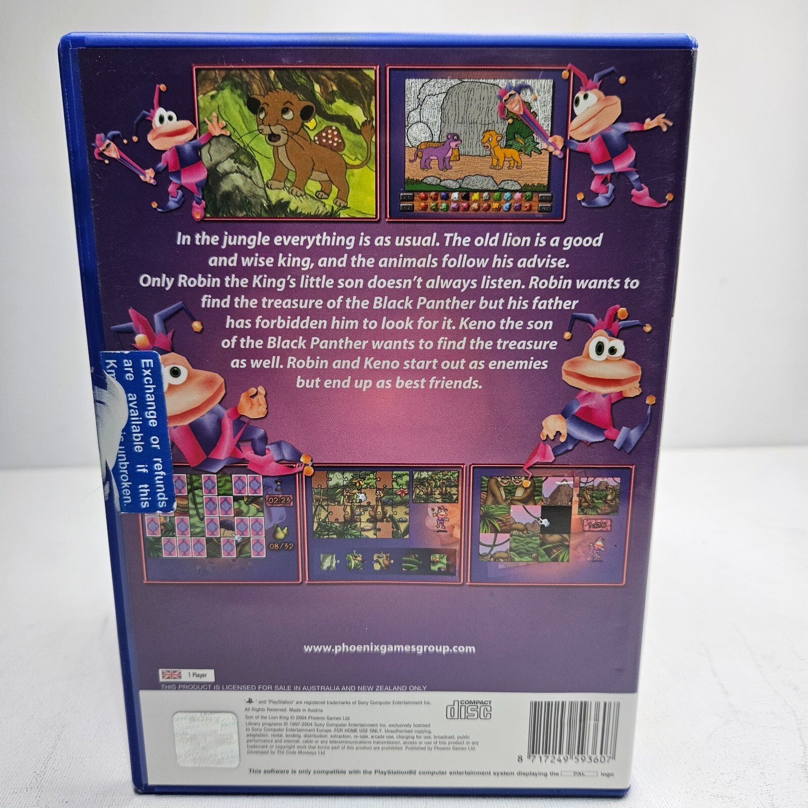 SON of The LION KING Sony PlayStation 2 ps2 Game Complete manual & Mint ...