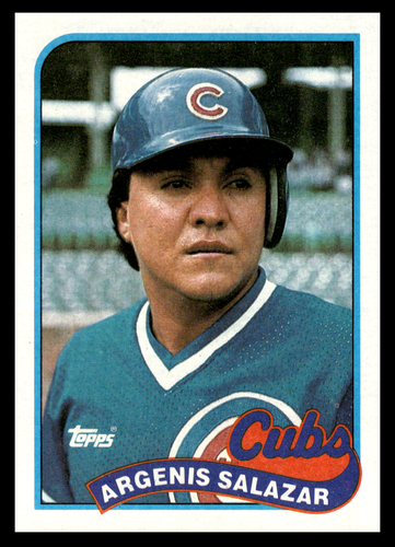1989 Topps Argenis Salazar #642 Chicago Cubs MLB Baseball | eBay
