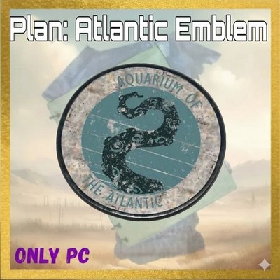 FALLOUT 76 PC PLAN: Atlantic Emblem | eBay