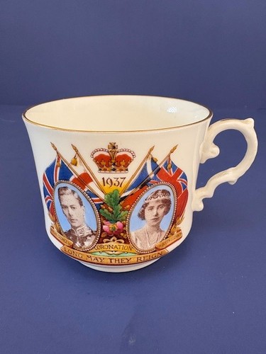 King George VI & Queen Elizabeth-British Royal Commemorative-Cup | eBay