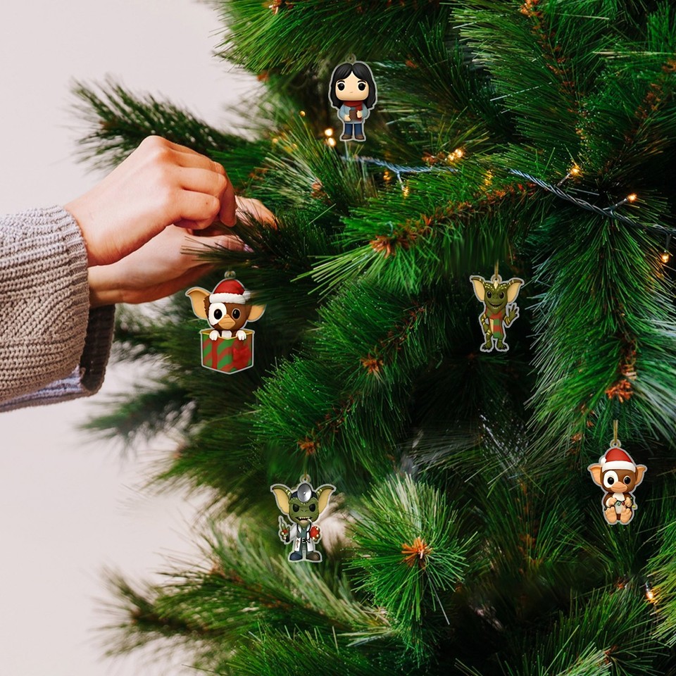 2025 Gremlins Advent Calendar-24 Acrylic Ornaments 2D Flat Christmas ...