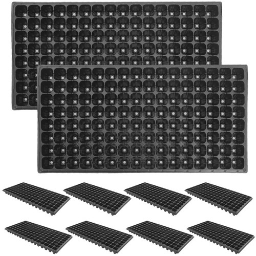 10 Pcs Growing Tray Removable 128 Holes Seedling Plate Plants | eBay
