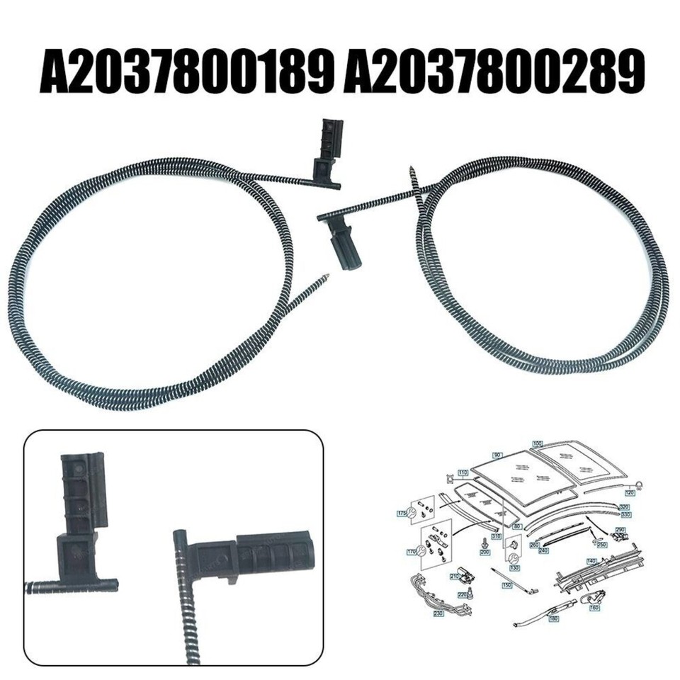 Front Sunroof Cable Front Sunroof Cable A2037800189 A2037800289 Blind ...