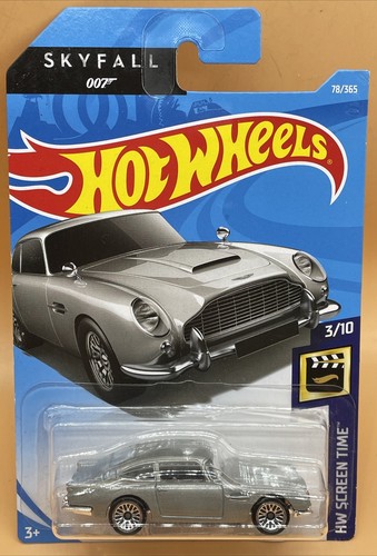 Hot Wheels DB5 1963 Skyfall 007 Aston Martin James Bond Screen Time New ...