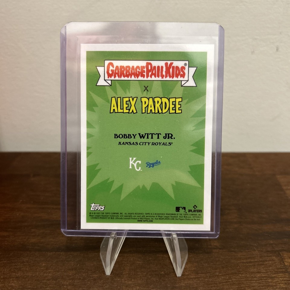 2022 Topps GPK x MLB Alex Pardee Bobby Witt Jr. #11a Blame Bob - KC ...
